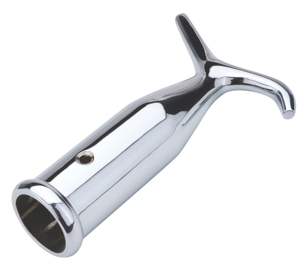 Smith & Locke Pole Hook Polished Chrome 22.5mm x 115mm - Screwfix