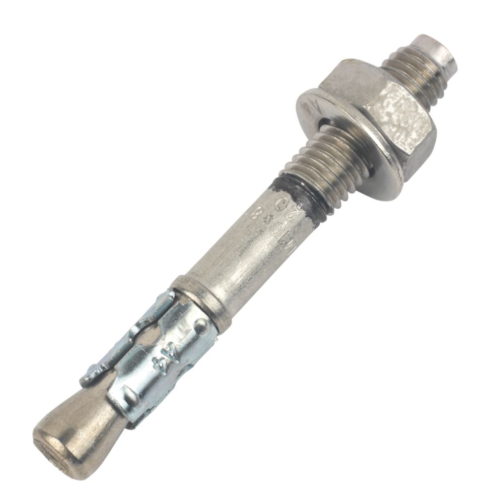 Rawlplug Throughbolts R-XPTIIA4 M10 x 80mm 50 Pack - Screwfix