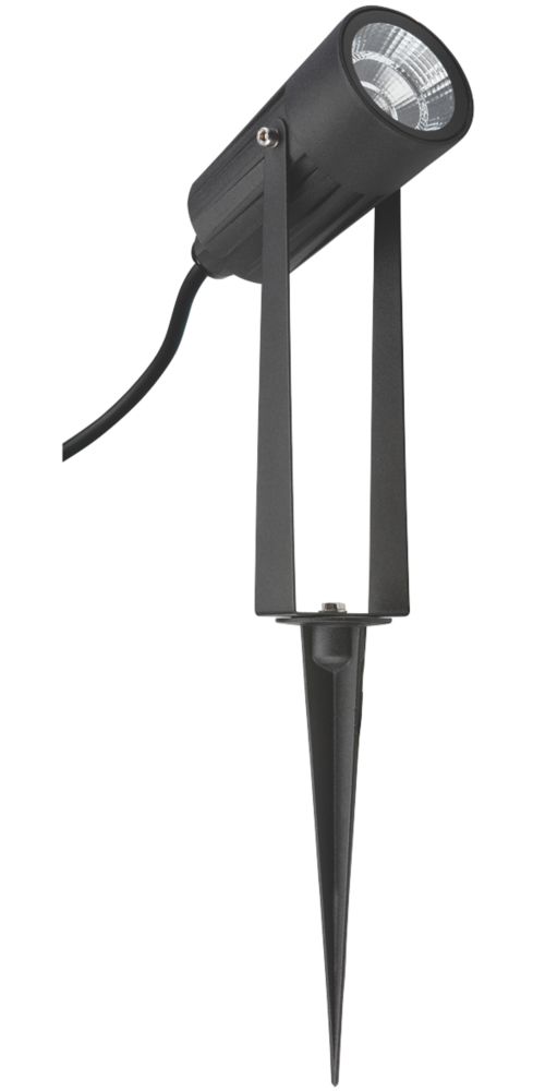 Saxby Lance Outdoor LED Garden Spike Light Matt Black 7W 550lm | Garden ...
