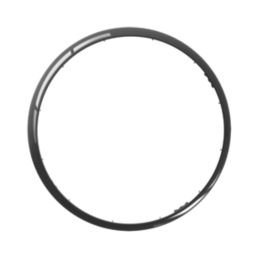 MARK Alaska Round Light Bezel Black 320mm - Screwfix