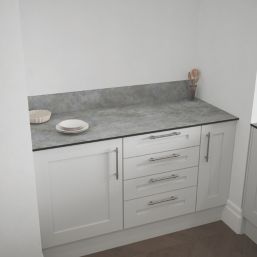 Mariz Light Concrete Composite Kitchen Worktop 640mm x 1500mm x 12mm ...