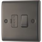 Black Nickel Fused Spurs | Switches & Sockets | Screwfix