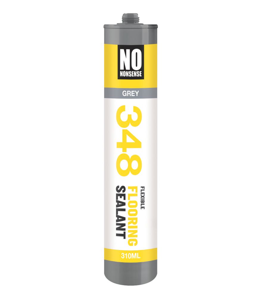 No Nonsense 348 Flexible Flooring Sealant Grey 310ml - Screwfix