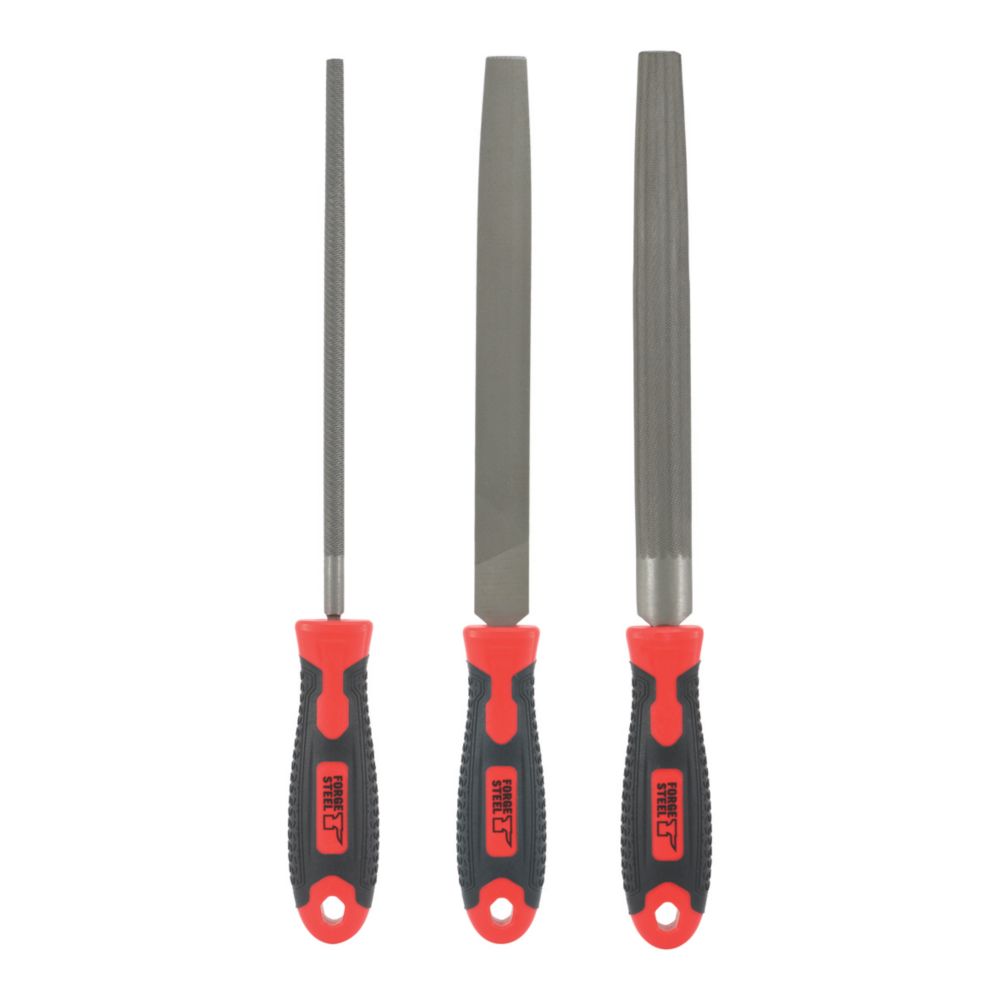Forge Steel File Set 3 Pieces - Screwfix