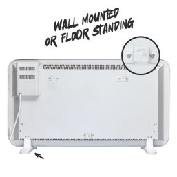 TCP 2000W Electric Portable or Wall-Mounted 2-in-1 Infrared Convection ...