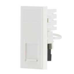 Contactum Media Modular RJ11 Telephone / Data Socket White - Screwfix