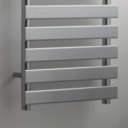 Towelrads 1200mm x 500mm 1157BTU Chrome Flat Designer Towel Radiator ...
