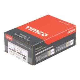 Timco TX Flat Self Tapping Concrete Screws 7.5mm x 120mm 100 Pack ...