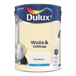 Dulux Walls & Ceilings 5Ltr Timeless Matt Emulsion Paint - Screwfix