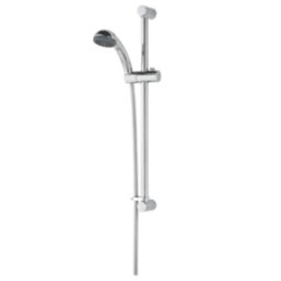Bristan Single Function Slide Bar Shower Kit Chrome - Screwfix