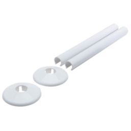Talon Snappit Radiator Tail Pipe Covers White 18mm x 200mm 2 Pack ...