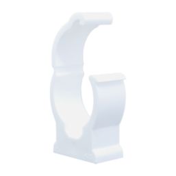 KM 22mm Snaplid Clips White 100 Pack - Screwfix