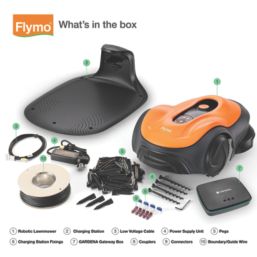 Flymo 18V 2.5Ah Li-Ion Wireless Charging Brushless Cordless 22cm ...