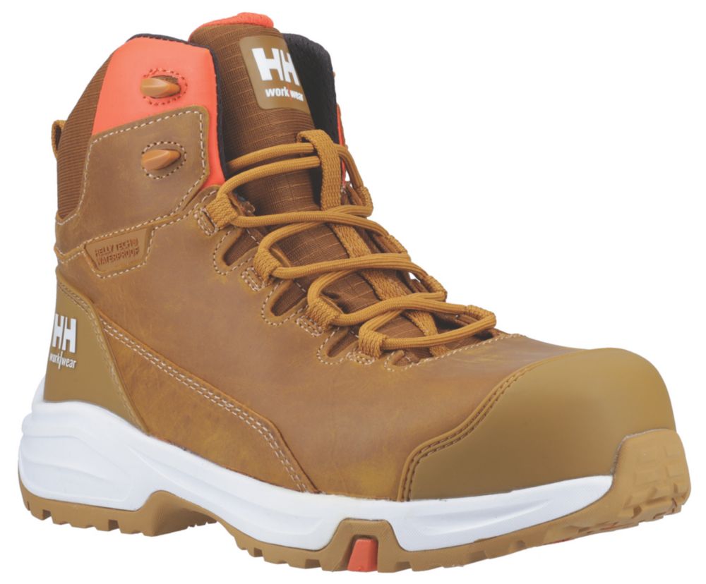 Helly Hansen Manchester Ltr Mid Size 9 Light Brown Waterproof Safety ...