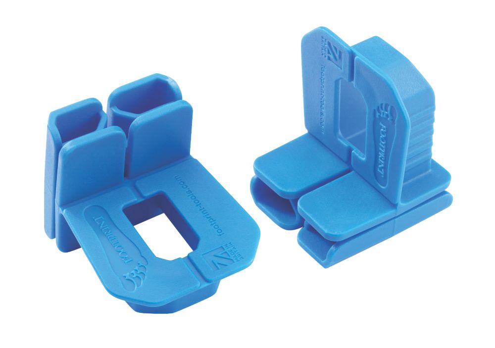 Footprint Line Blocks Blue 2 Pack - Screwfix