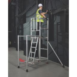 Boss Pod 1500 Aluminium Low Level Work Platform 1.45m - Screwfix