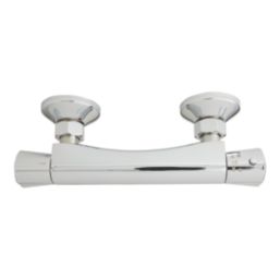 Highlife Bathrooms ASP Slim Exposed Single Outlet Thermostatic Chrome ...