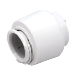 FloPlast FloFit+ Plastic Push-Fit Stop Ends 22mm 2 Pack - Screwfix