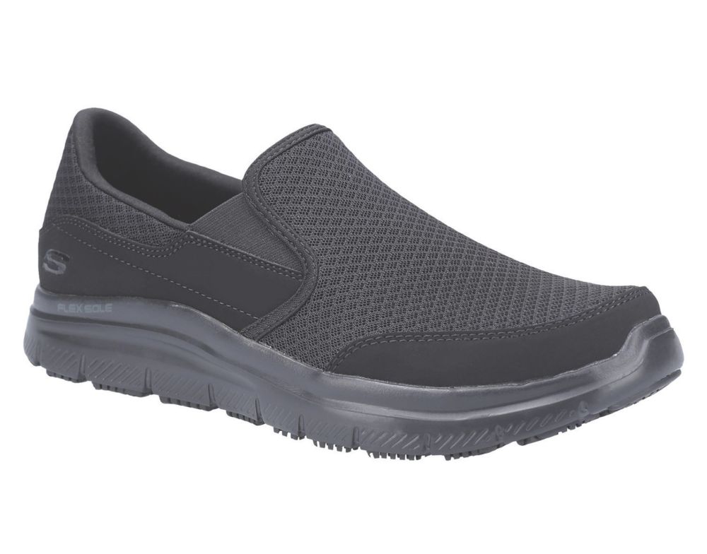 Skechers Flex Advantage McAllen Sr Size 12 Black Slip-On Occupational ...