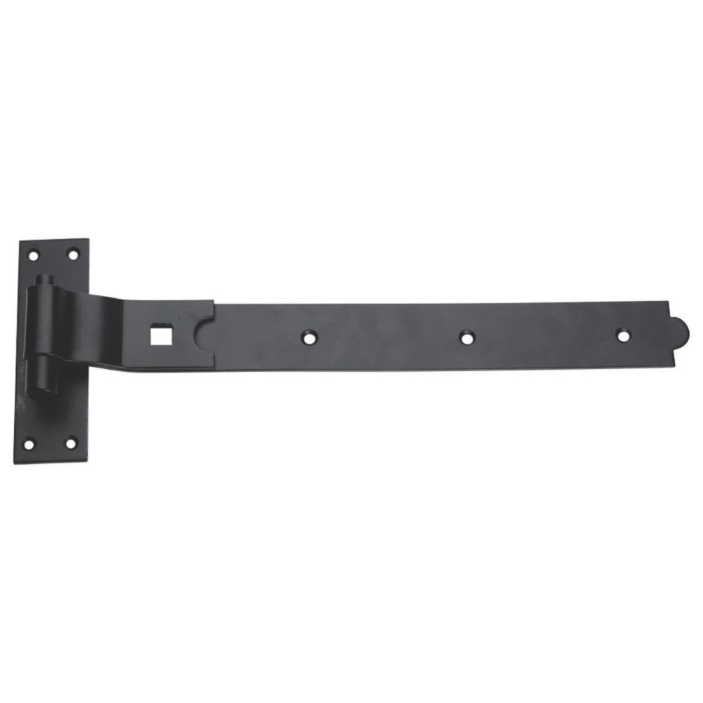 Smith & Locke Black Powder-Coated Cranked Gate Hinge Hook & Band 165mm ...