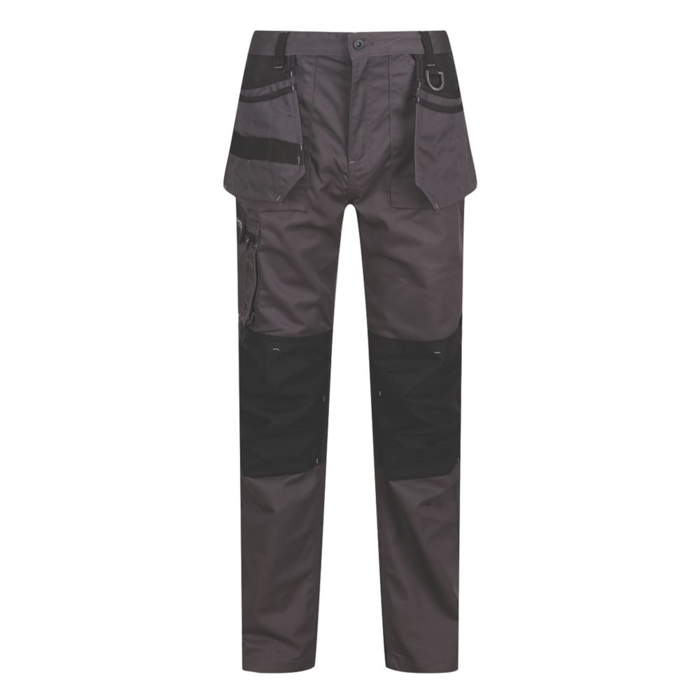 Regatta Incursion Work Trousers Iron 30" W 33" L - Screwfix