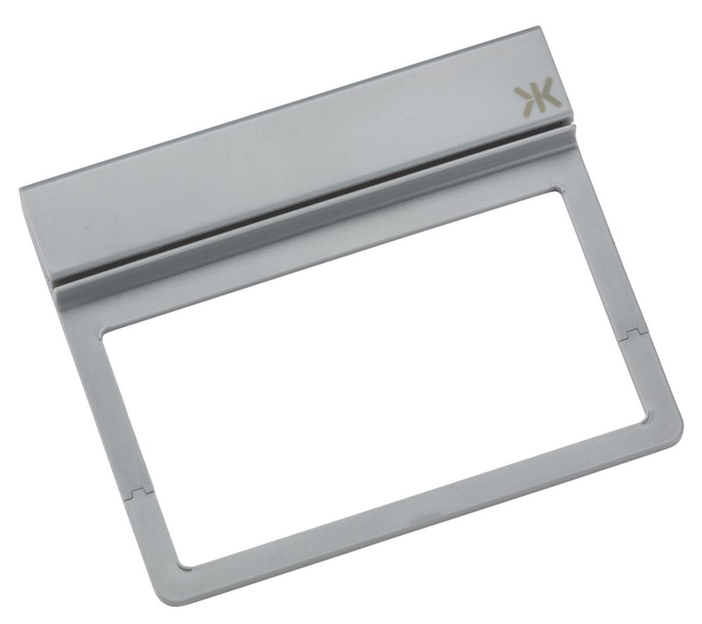 Knightsbridge 2GPHGY 2-Gang Phone Holder Grey - Screwfix