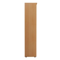 TC Group 4-Shelf Bookcase Beech 800mm x 2000mm - Screwfix