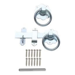 Smith & Locke Ring Gate Latch Silver 152 mmmm - Screwfix