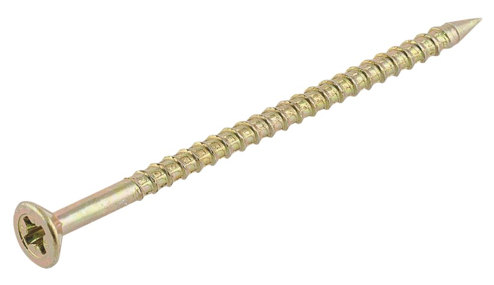 Easyfix Countersunk Nail Screws 3.8m x 80mm 75 Pack - Screwfix