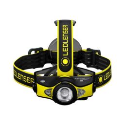 LEDlenser iH11R Rechargeable LED Head Torch Black/Yellow 1000lm - Screwfix
