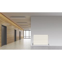 Myson 600mm x 1000mm 3238BTU White Type 11 Convector Radiator - Screwfix