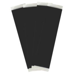 Pearl Consumables Number Plate Tape Pads 75mm x 25mm 4 Pack - Screwfix