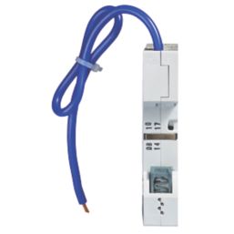 Wylex 10A 30mA Type A DP B Curve Mini RCBO - Screwfix
