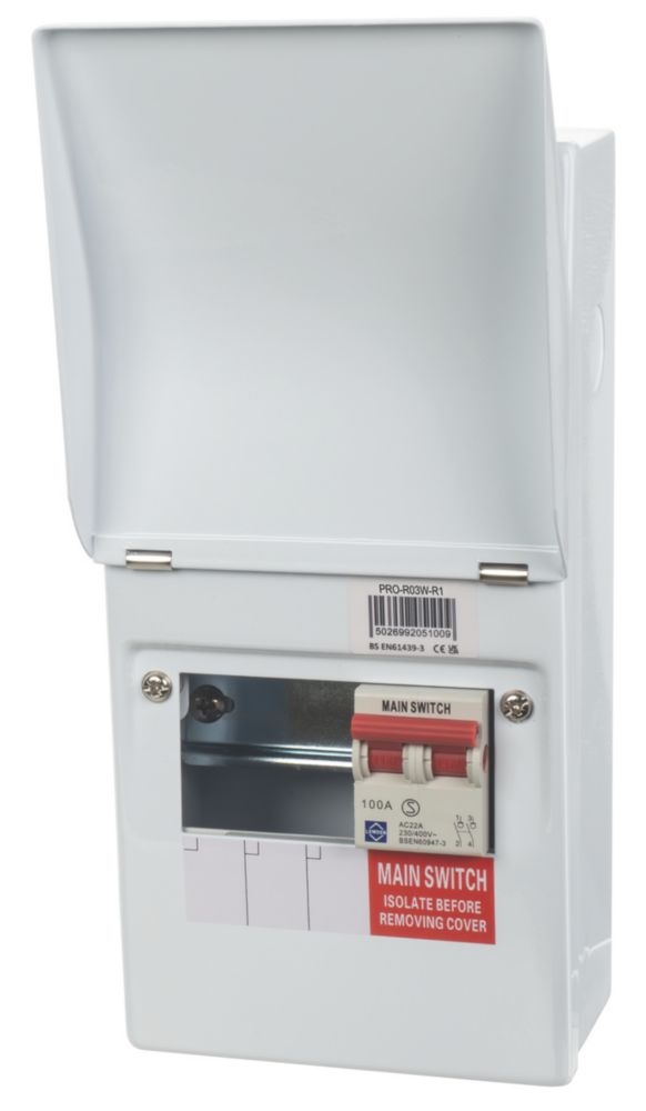 Lewden PRO-R03W-R1 5-Module 3-Way Part-Populated High Integrity Main ...