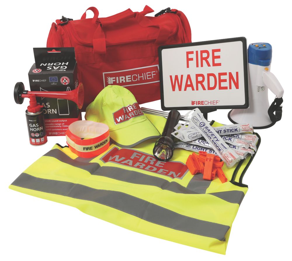 Firechief FWB1 Fire Warden Kit 27 Piece Set - Screwfix