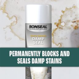 Ronseal 400ml White Matt Anti Mould Spray Paint - Screwfix