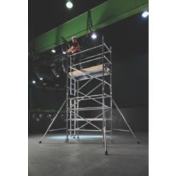 Boss Ladderspan 3T Single Depth Aluminium Tower 0.6m x 1.8m x 3.2m ...