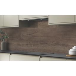 Wilsonart Viking Oak High-Rise Splashback 3050mm x 750mm x 4mm - Screwfix