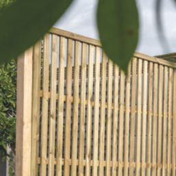 Forest Trellis Garden Screen 6' x 6' 4 Pack - Screwfix