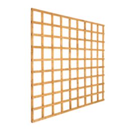 Forest Softwood Square Trellis 6' x 6' 4 Pack - Screwfix