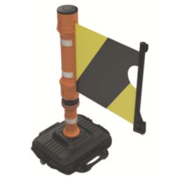 EasyExtend MAX Head, Post & Base Kit (Yellow & Black) 3m - Screwfix