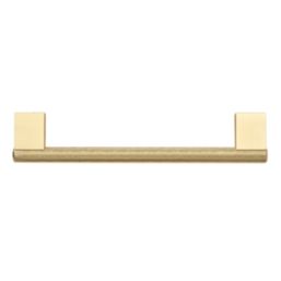 Elite Knobs & Handles Kensington Knurled D Handle Brushed Brass 169mm ...