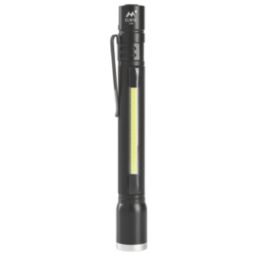 Elwis Multi-Bob LED Torch with Worklight Black 190lm - Screwfix