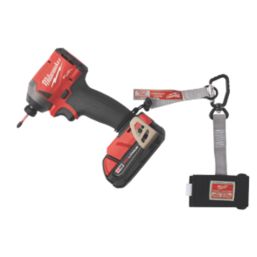 Milwaukee 4932472108 Wrist Lanyard with Quick-Connect Carabiner - Screwfix