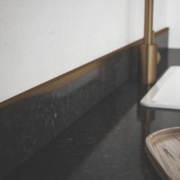 Rothley Antique Brass Decorative Angle 2m x 25mm x 25mm - Screwfix