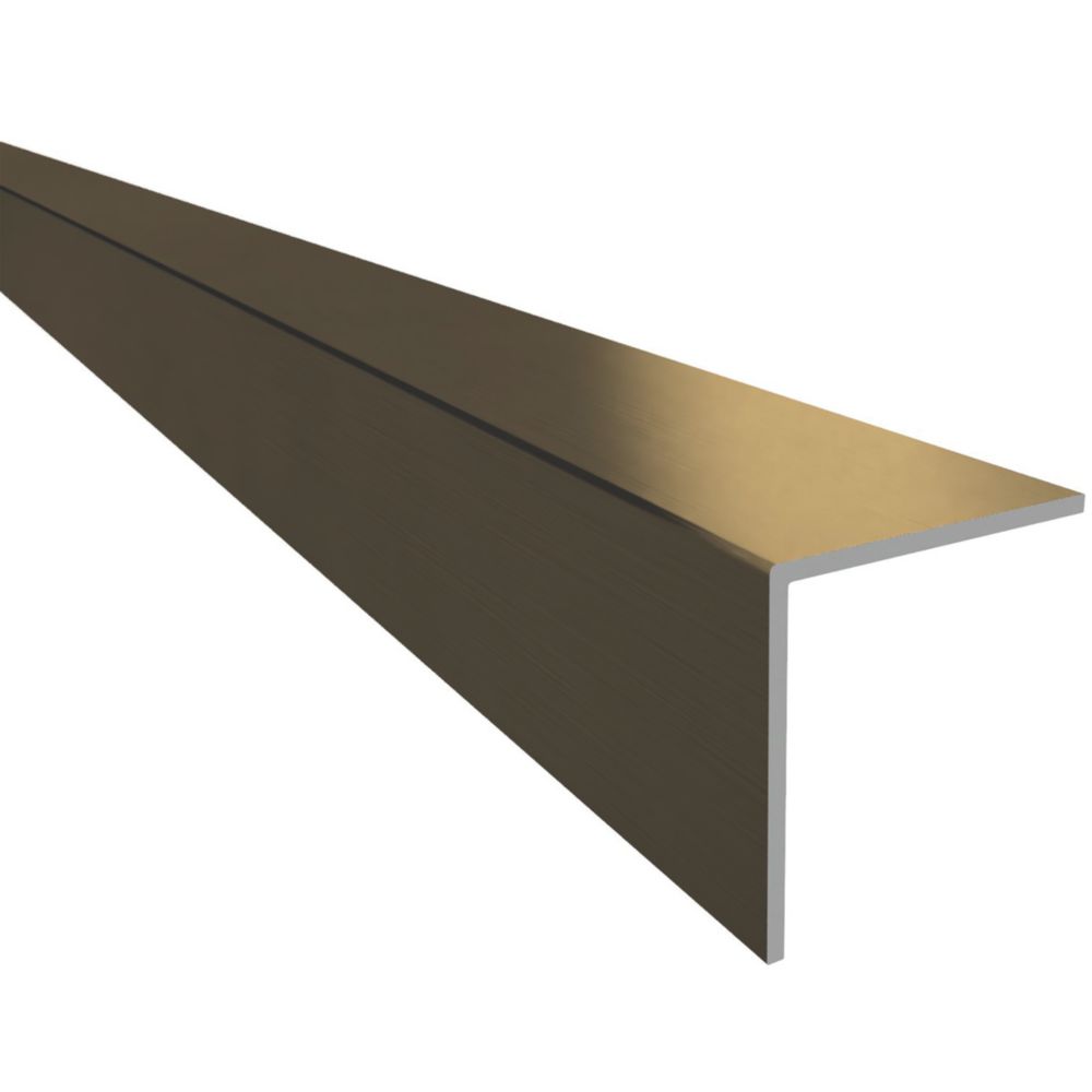 Rothley Antique Brass Decorative Angle 2m x 25mm x 25mm - Screwfix