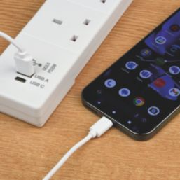 SLX USB-A to USB-C Charging Cable 1m - Screwfix