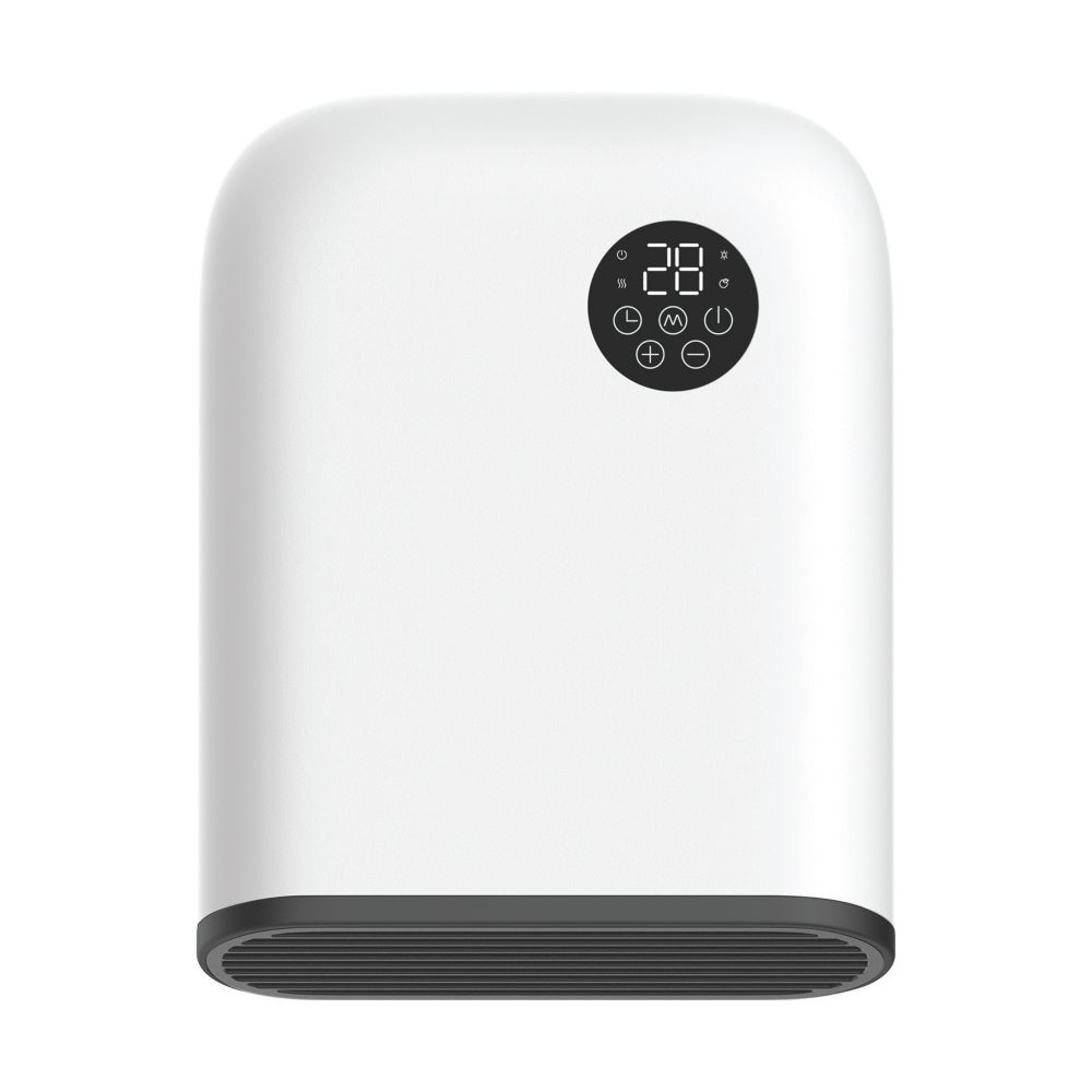 TCP 2000W Electric Wall-Mounted Vertical Fan Heater White - Screwfix