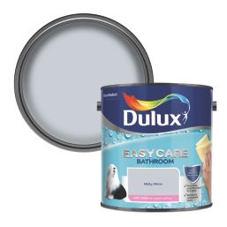 Dulux Easycare 2.5Ltr Misty Mirror Soft Sheen Emulsion Bathroom Paint - Screwfix
