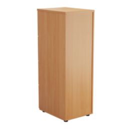 TC Group Essentials 4-Drawer Filing Cabinet Beech 464mm x 1390mm - Screwfix